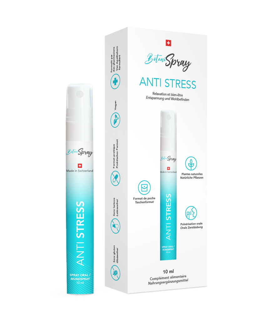 Compléments alimentaires suisses sprays oraux - Anti Stress